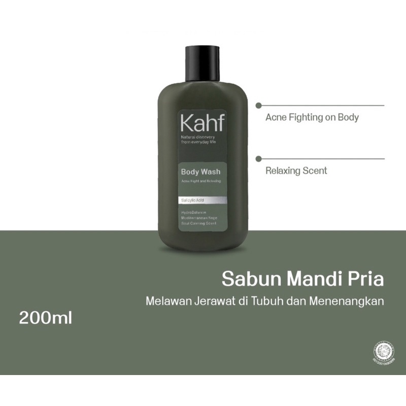 Jual KAHF FACIAL WASH | KAHF Oil and Acne Care Face Wash & Sunscreen ...
