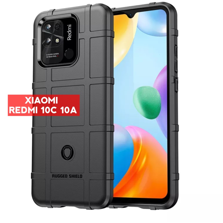 Jual CASE XIAOMI REDMI 10C 10A 9C RUGGED SHIELD ARMOR ANTI SHOCKPROF ...