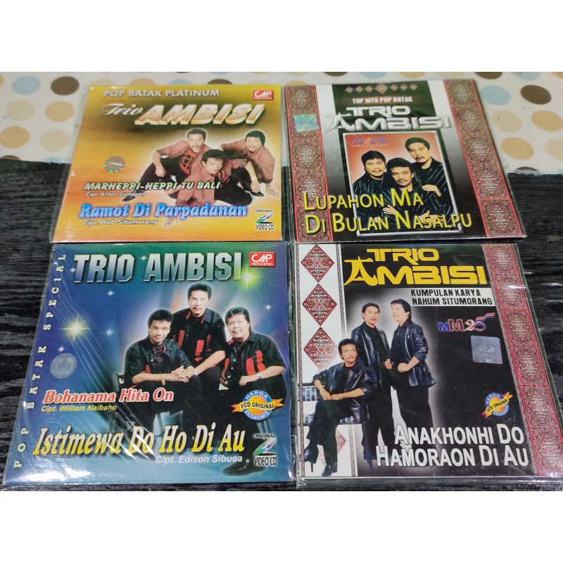 Jual Lagu Batak Trio Ambisi VCD Original | Shopee Indonesia