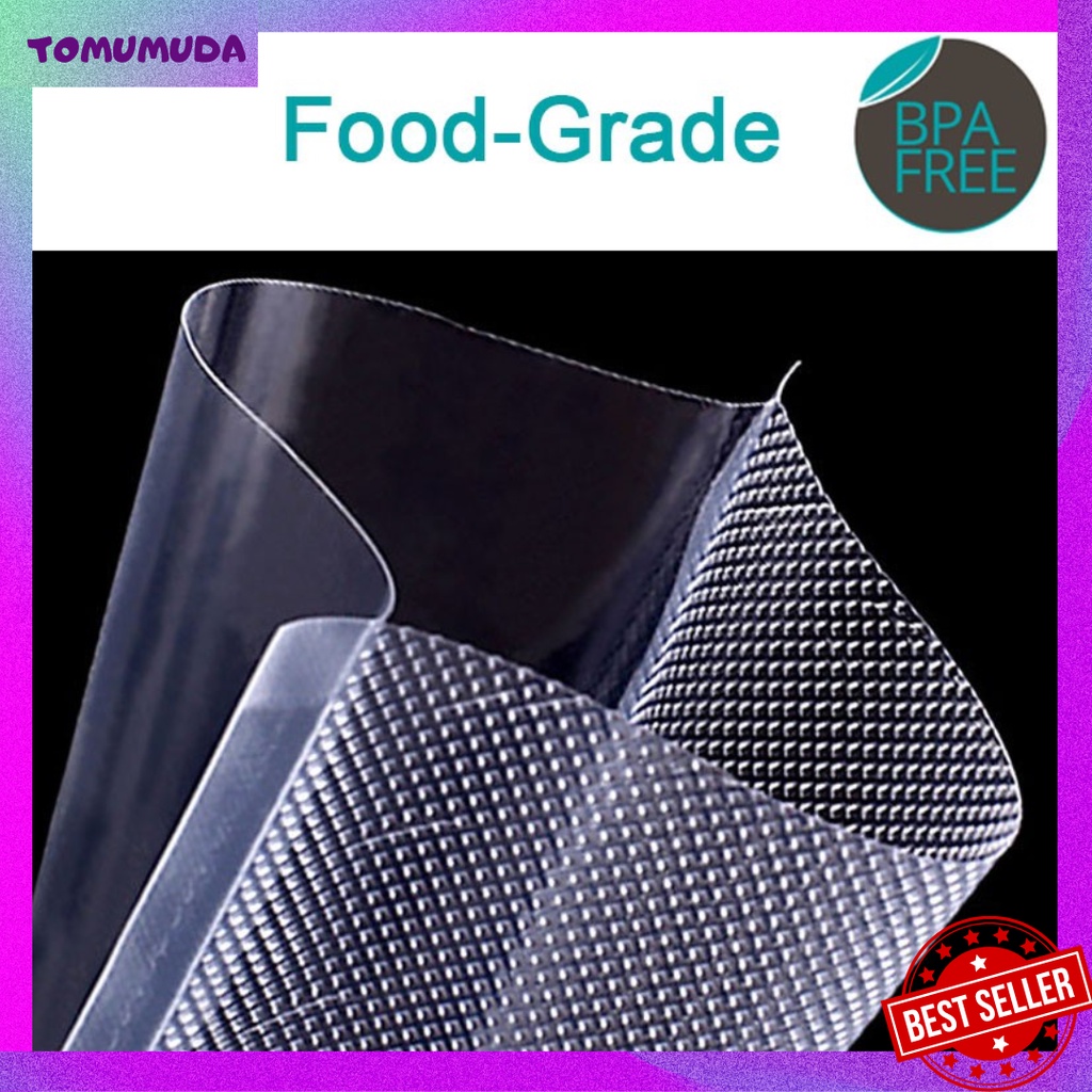 Jual TOKOMUDA Plastik vacum bag EMBOS FOOD PLASTIC vacuum bag food keep ...
