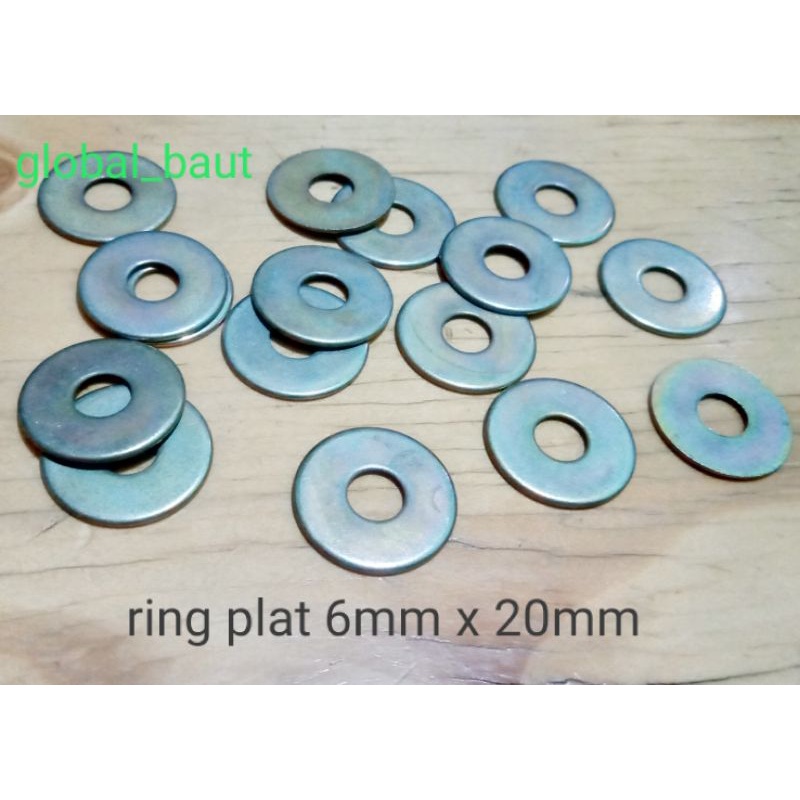 Jual ring plat 6mm x 20mm ( isi 10 pcs ) | Shopee Indonesia