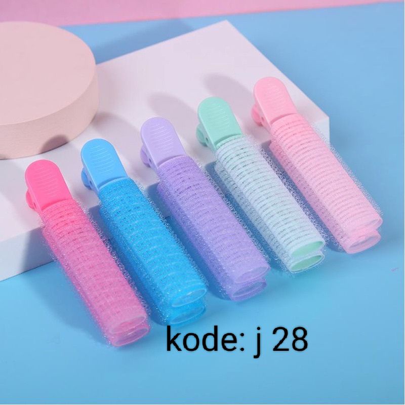 Jual Roll Rambut Jepit Korea Jepitan Poni Bervolume Velcro Hair Volume ...