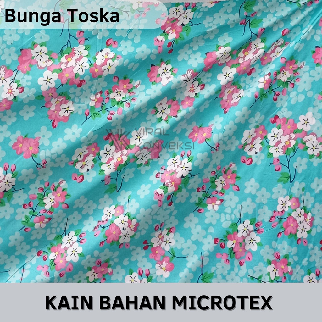 Jual (L240) BAHAN KAIN SPREI DISPERSE MOTIF BUNGA | Shopee Indonesia