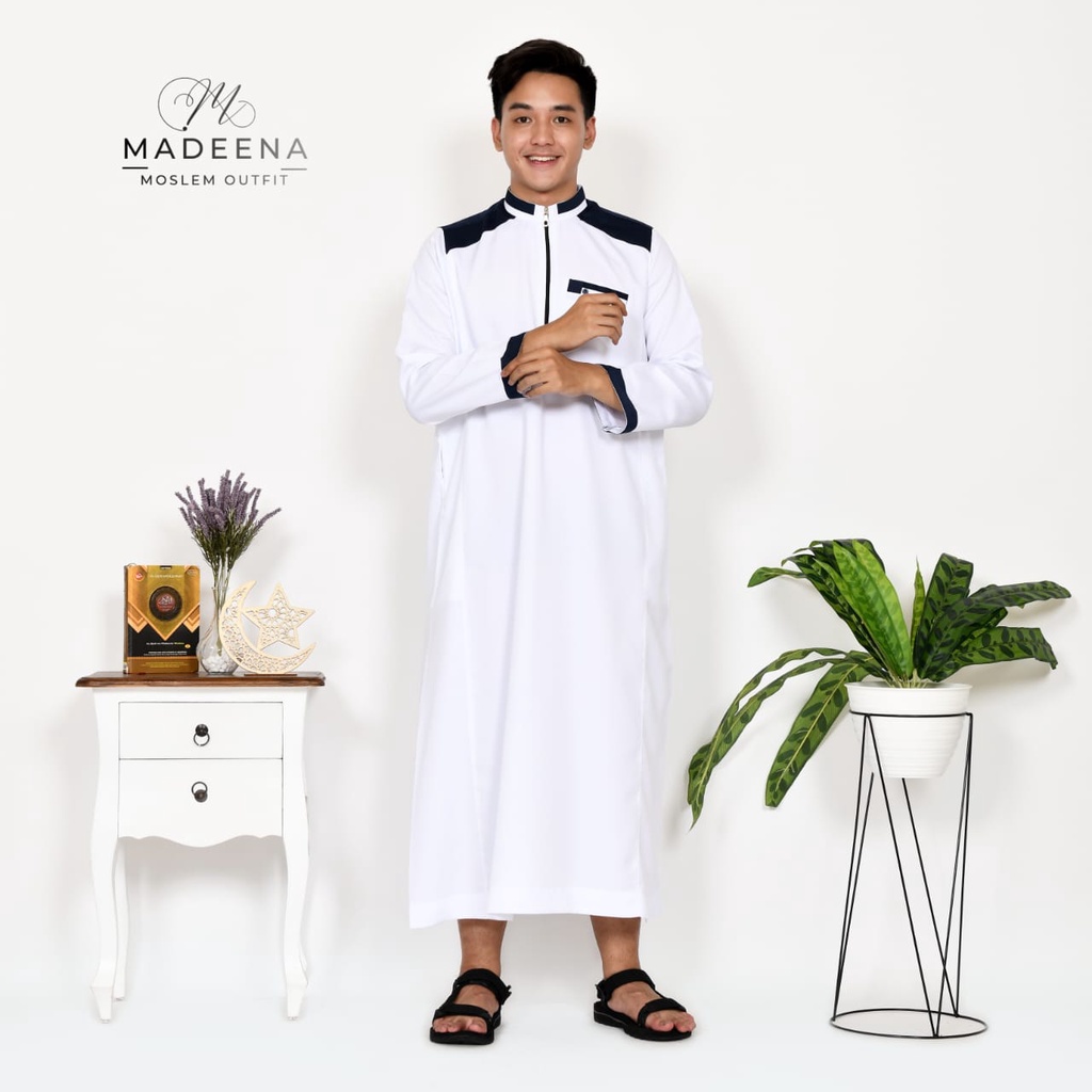 Jual JUBAH PUTIH PREMIUM JUBAH MADANI JUBAH LOKAL THOUB SAUDI JUBAH ...