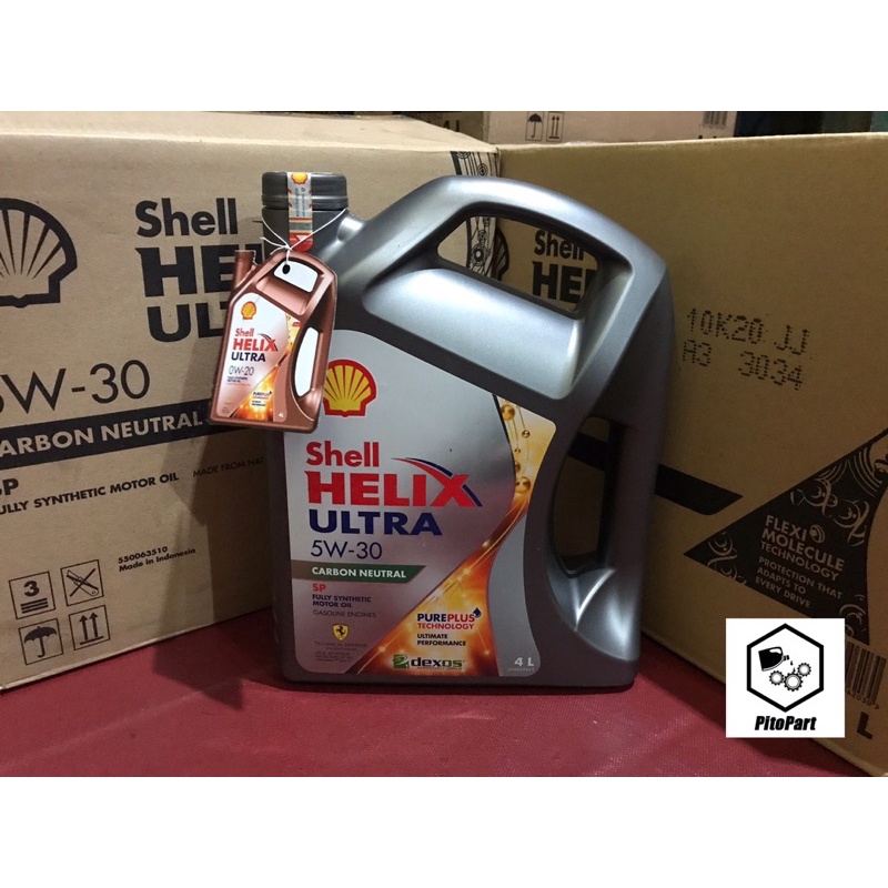 Jual OLI SHELL HELIX ULTRA SAE 5W-30 ORIGINAL/Pengganti SHELL HELIX HX8 ...