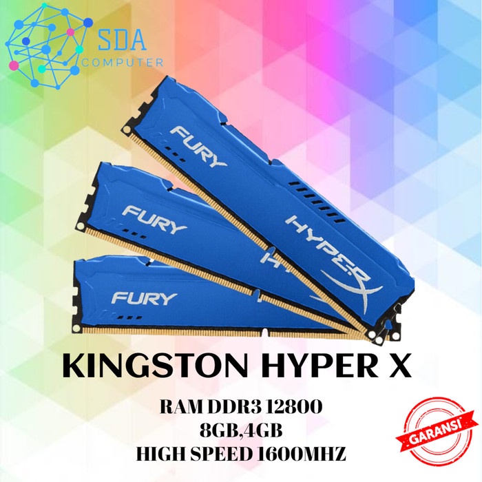 Jual RAM KINGSTON HYPERX FURY DDR3 4GB/8GB 12800 PC/LONGDIMM - 4 gb | Shopee Indonesia