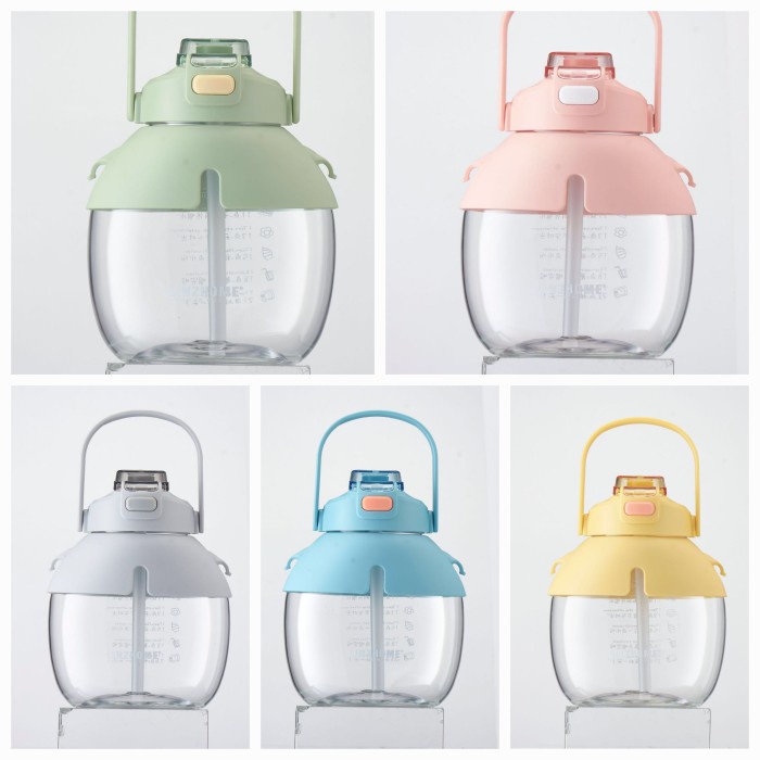 Jual Botol Minum Bulat 1200ML Botol Minum Anak Inovasi 2 Cara Minum 1 ...