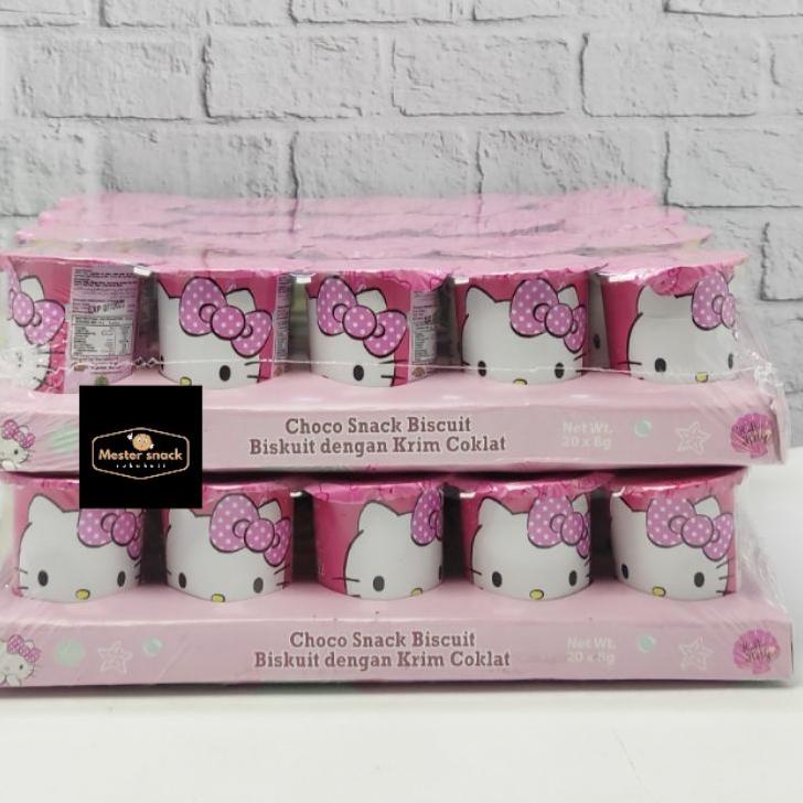 Jual Trxm3M7y--Hello Kitty Choco Snack Biscuit Mini 8 gram (1 pack isi ...