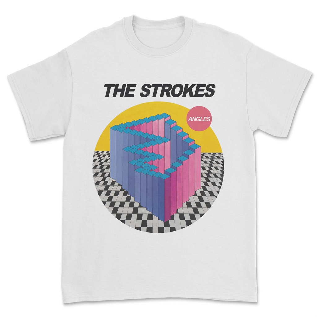 Jual Kaos Band The Strokes - Angles | Merchandise Baju Band T-Shirt ...