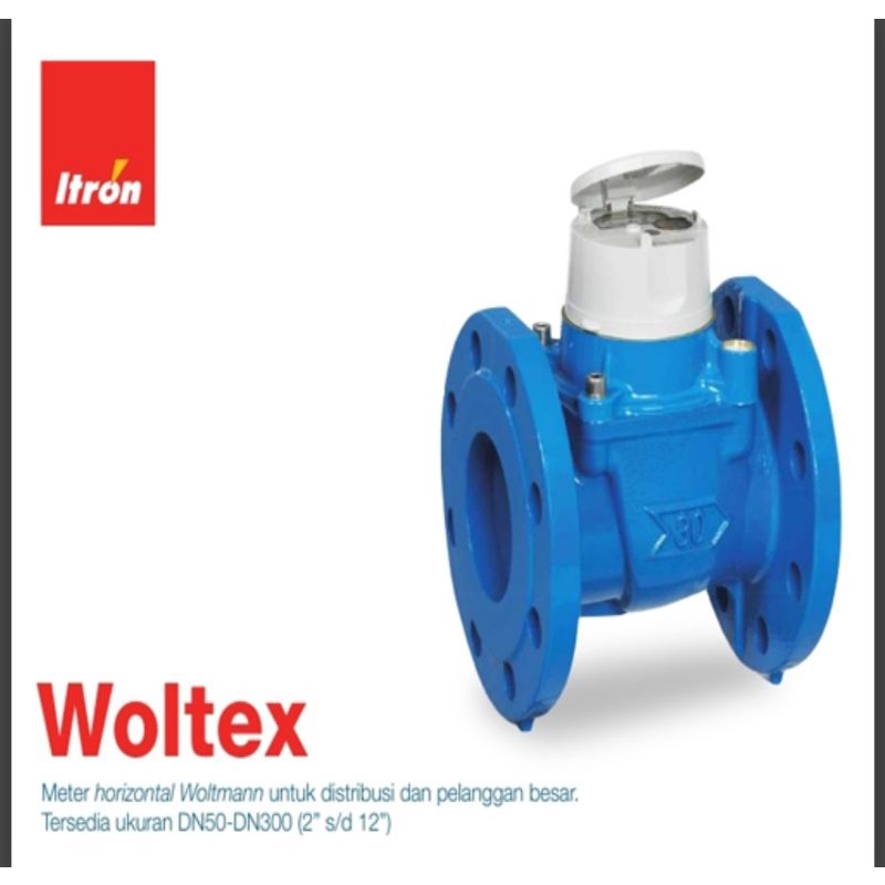 Jual ITRON Meteran Air Woltex 2Inc (50mm) | Shopee Indonesia