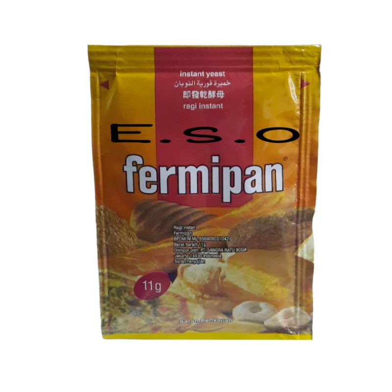 Jual ragi fermipan 11 gr/ragi instan/ragi roti | Shopee Indonesia
