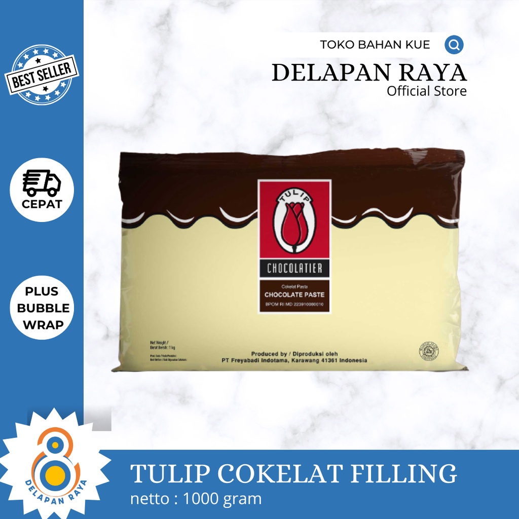 Jual TULIP COKELAT FILLING 1KG - 8Raya | Shopee Indonesia