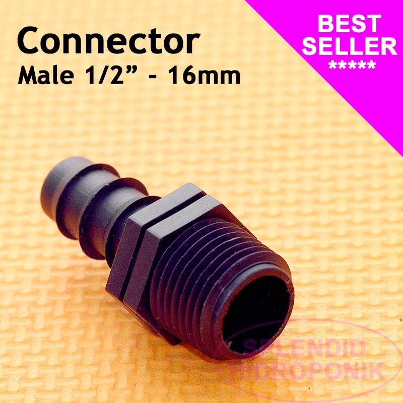 Jual Konektor Selang PE 16mm ke Drat Luar 1/2" | Shopee Indonesia