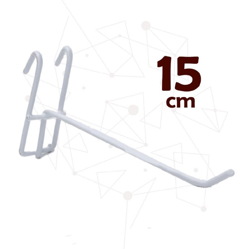 Jual SINGLE RAM BESI PUTIH 15 CM / HOOK CENTELAN RAM GANTUNGAN ...