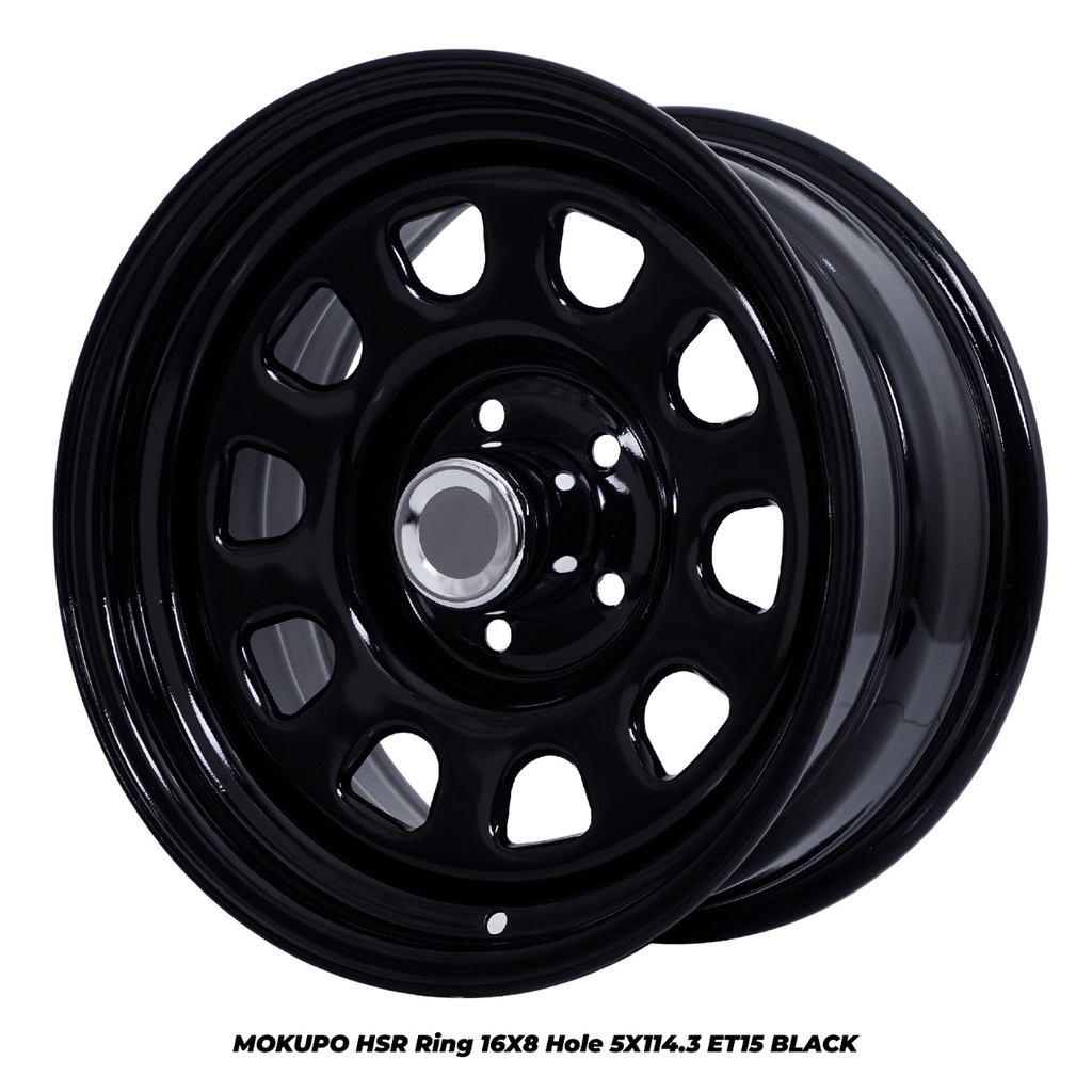 Jual velg offroad merk hsr MOKUPO HSR R16X8 H5X114,3 ET15 BLACK ...