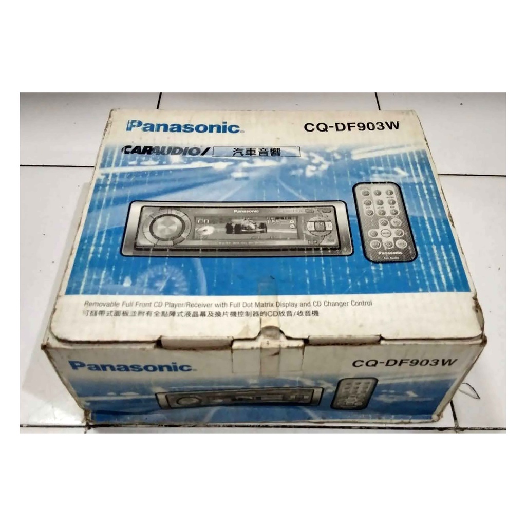 Jual Panasonic CQ-DF903W Single Din CD Player 2 x RCA Pre-Out RGB OUT ...