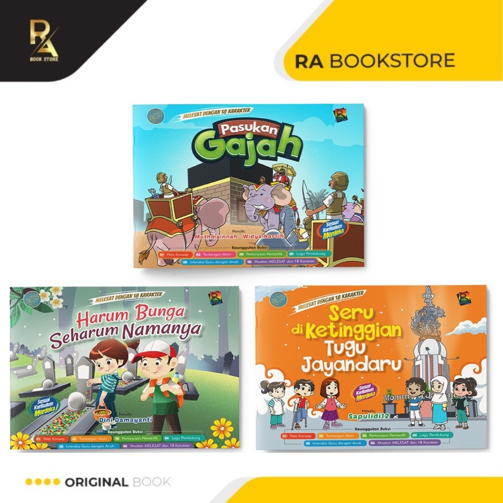 Jual MELESAT dengan 18 Karakter Buku Cerita - MERDEKA BELAJAR PAUD ...