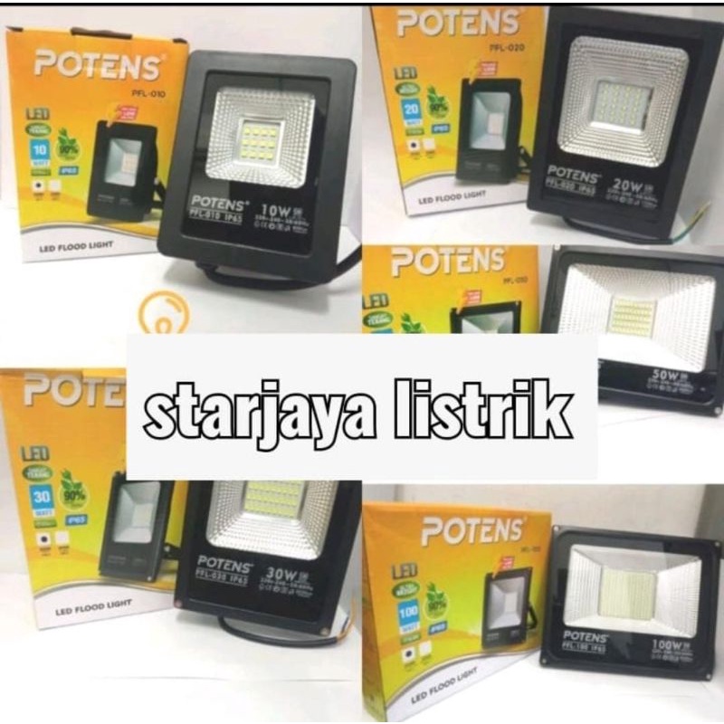 Jual LED SOROT MERK POTENS 10W/20W/30W/50W | Shopee Indonesia