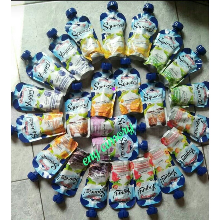 Jual SQUEEZE Viral Cimory yogurt120ml Cemilan Sehat Bergizi | Shopee ...