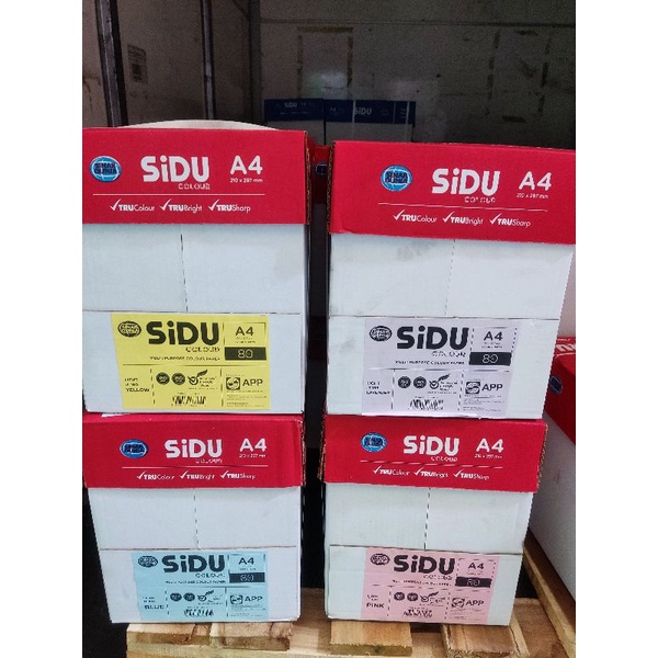 Jual Kertas Warna A4 80 Gram SIDU | Shopee Indonesia