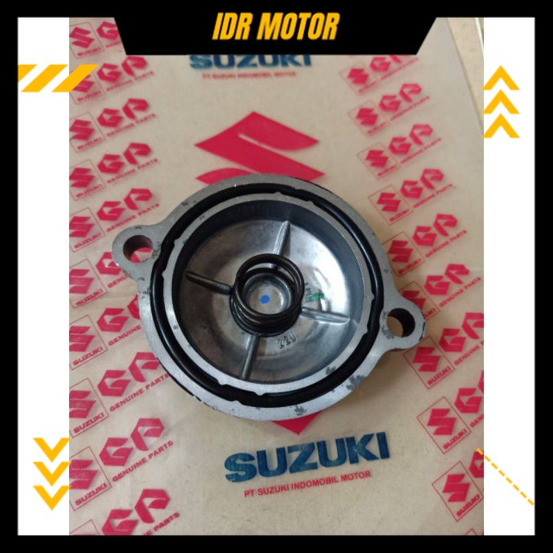 Jual Tutup Filter oli cap oil filter Suzuki Satria Fu injeksi GSX 150 R Gixxer 150 original ...