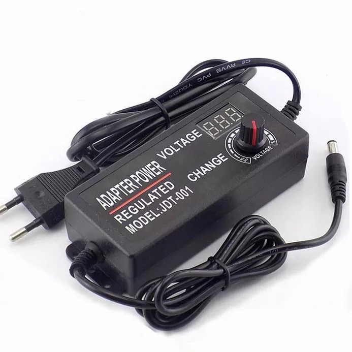 Jual Adjustable Adaptor 3V ~ 12V 5A 60W Adapter Power Supply Variabel ...