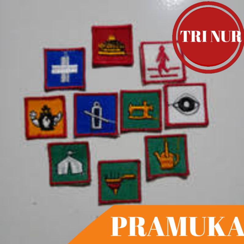 Jual TKK Wajib Bordir Madya Tanda Kecakapan Pramuka SMP Penggalang Bijian | Shopee Indonesia