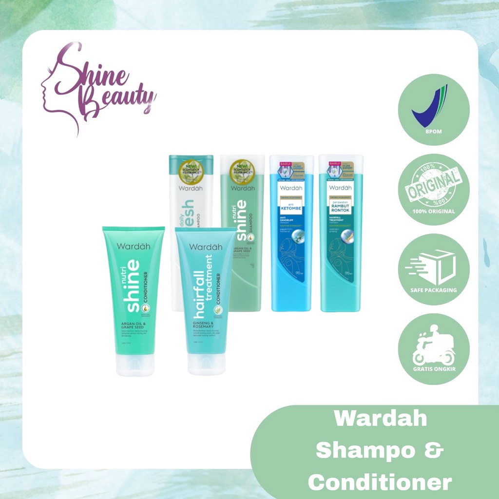 Jual Wardah Shampo & Conditioner 170ml | Sampo/Shampoo/Anti Dandruff ...