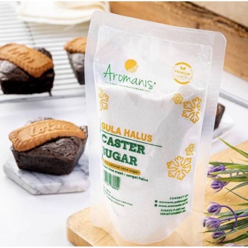 Jual Aromanis Gula Caster / Caster Sugar / Gula Halus 250 gram | Shopee ...
