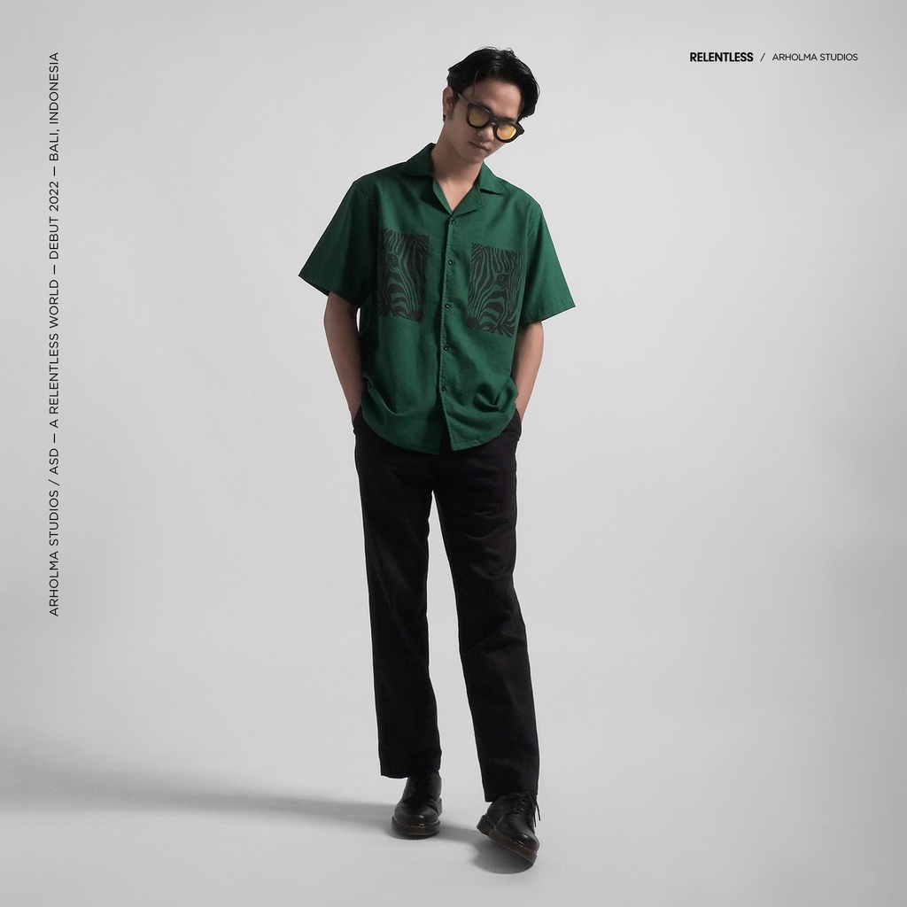 Jual Arholma Studios - Oversized Shirt 'Zebra' Sycamore | Shopee Indonesia