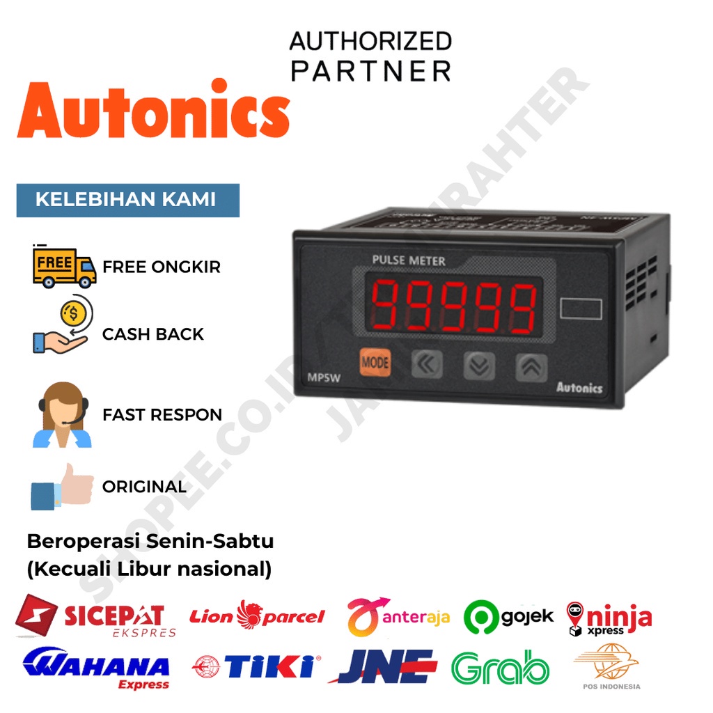 Jual Autonics Pulse Meter Digital MP5W-4N | Shopee Indonesia