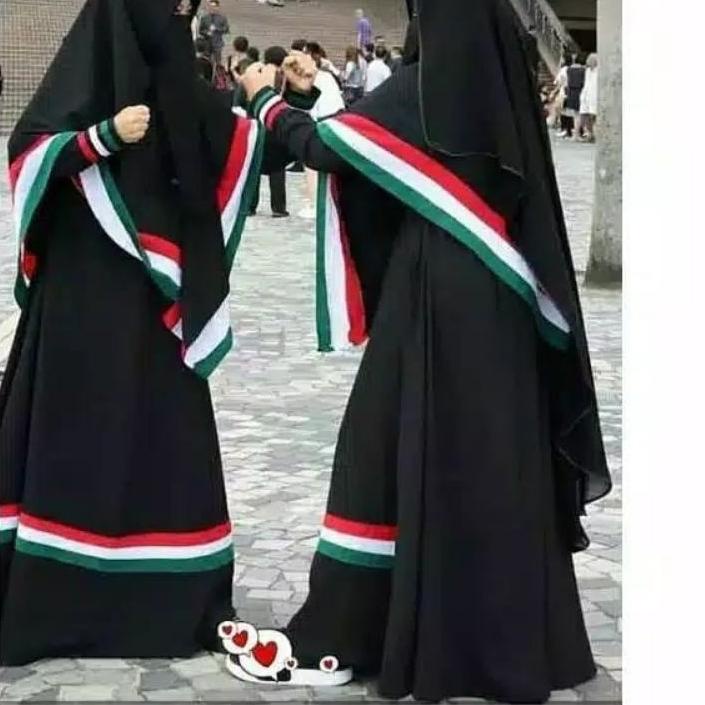 Jual New - Gamis Palestina + Hijab Palestina Dewasa/Anak FULLSET ...
