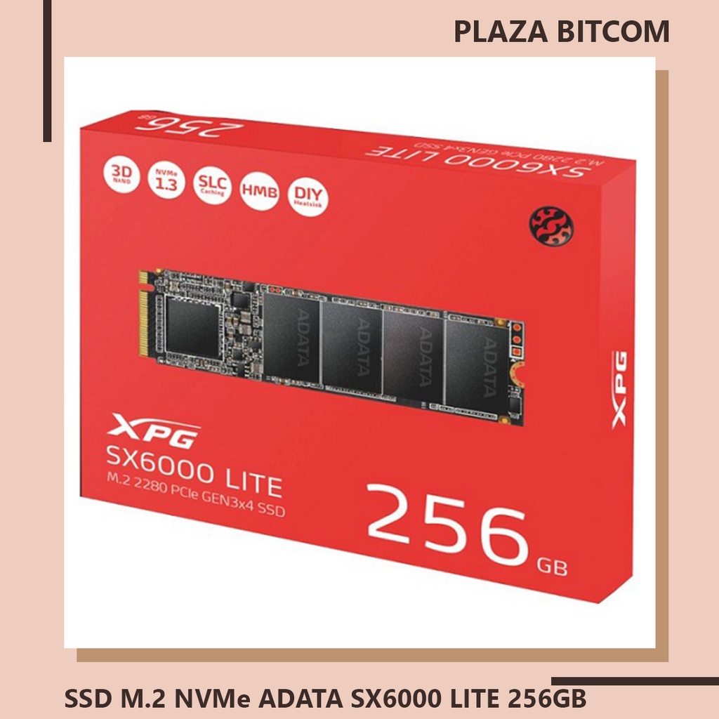Jual SSD M.2 NVMe ADATA SX6000 LITE 256GB | BITCOM PLAZA | Shopee Indonesia