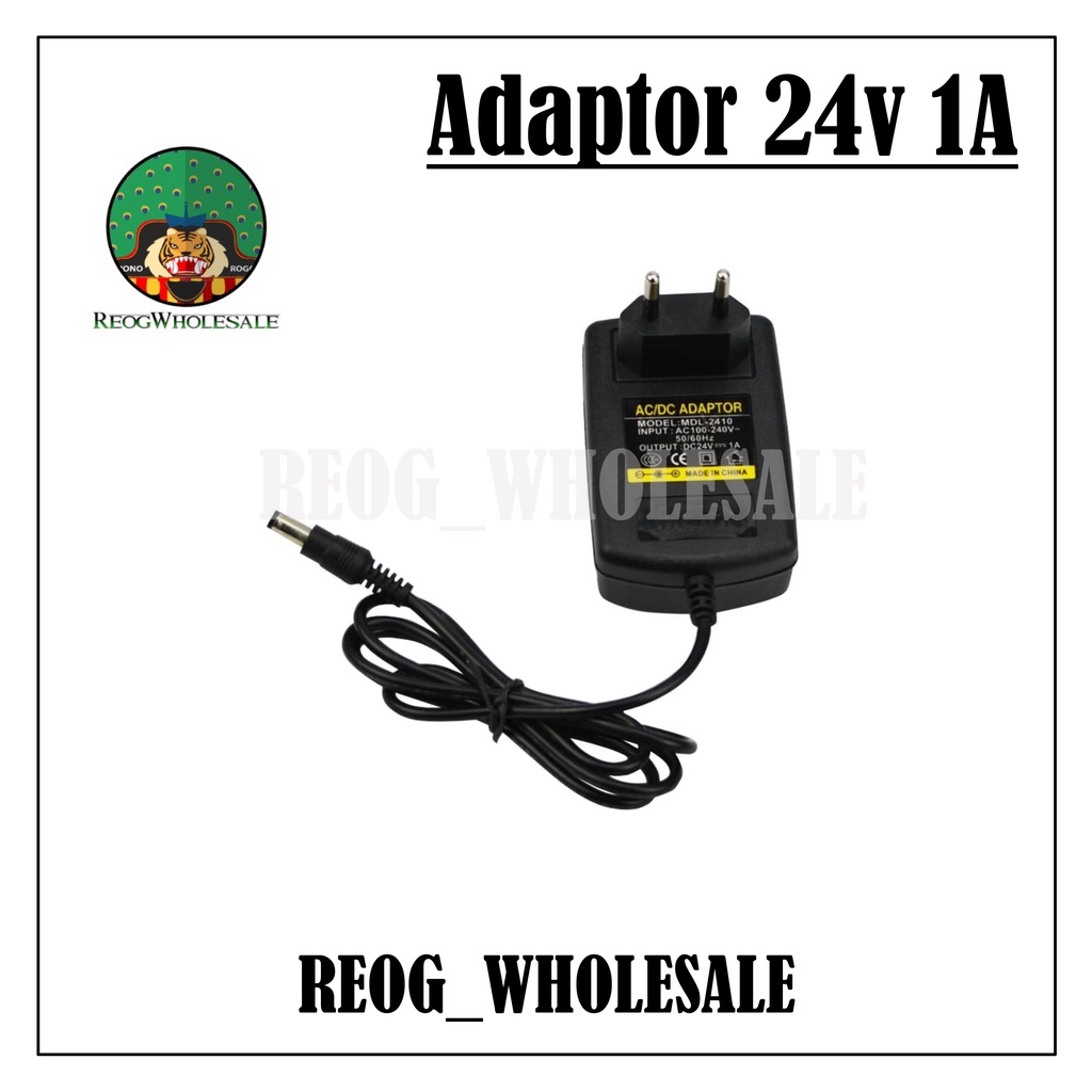 Jual Adaptor 24v 1A dan 24v 2A Untuk Segala Fungsi Mist Maker Cctv Dll | Shopee Indonesia