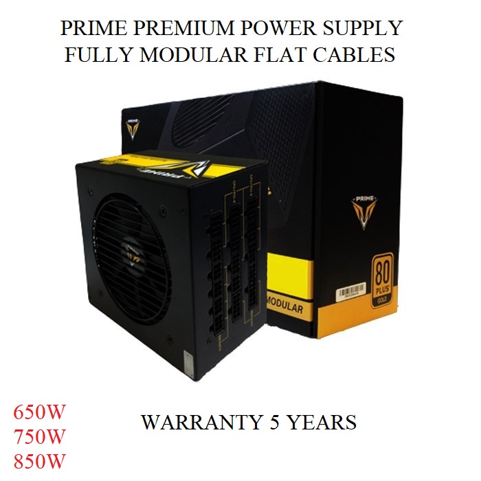 Jual PSU Prime Premium Full Modular Flat Cable Power Supply 80+ Plus ...