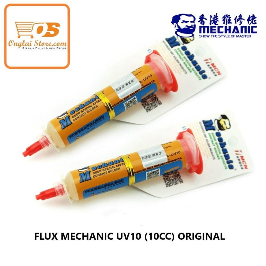 Jual Flux Solder / Solder Pasta Flux MECHANIC UV10 (10CC) Original | Shopee Indonesia