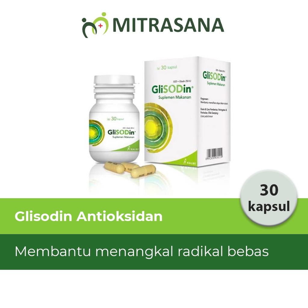 Jual Glisodin 30 Kapsul - Membantu memelihara daya tahan tubuh | Shopee ...