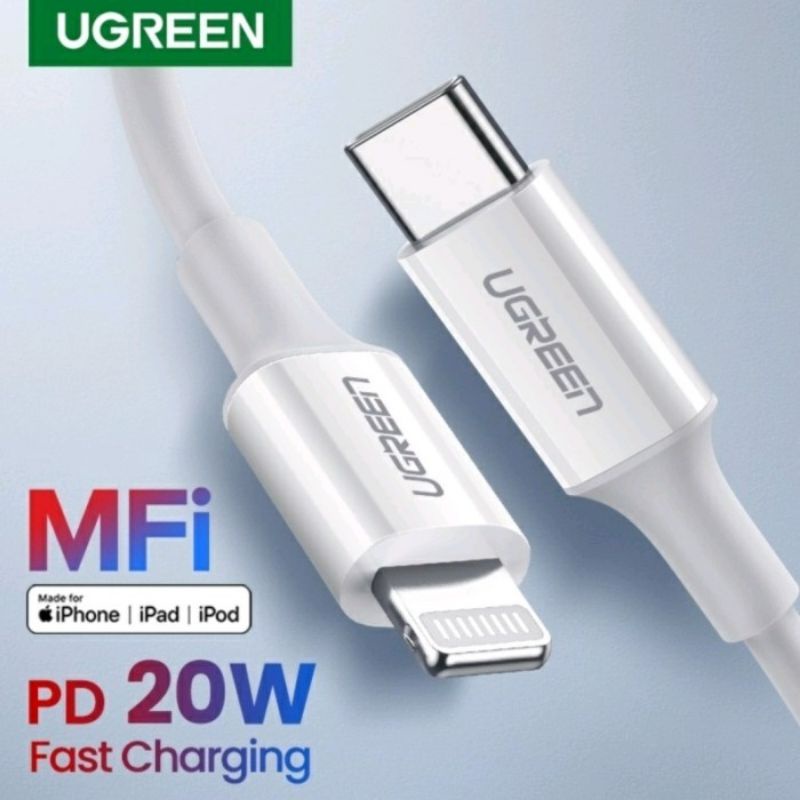 Jual UGREEN CABLE Kabel Iphone Lightning USB Type C To Lightning MFI PD USB C TO USB C | Shopee ...
