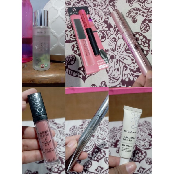Jual preloved skincare & makeup dte ms glow, eye expert wardah ...