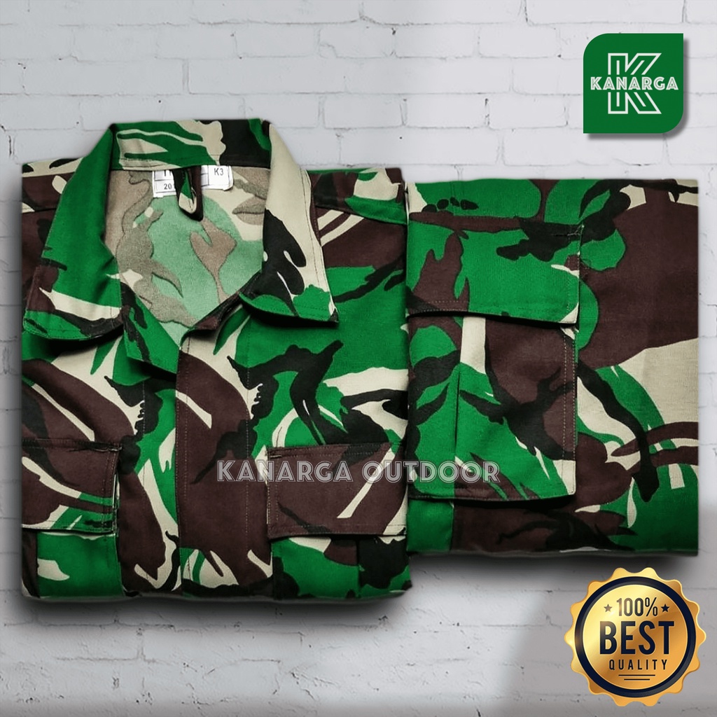 Jual SERAGAM PDL TNI ANTI AIR BAHAN VELBED WOOL - SETELAN VELBET ...