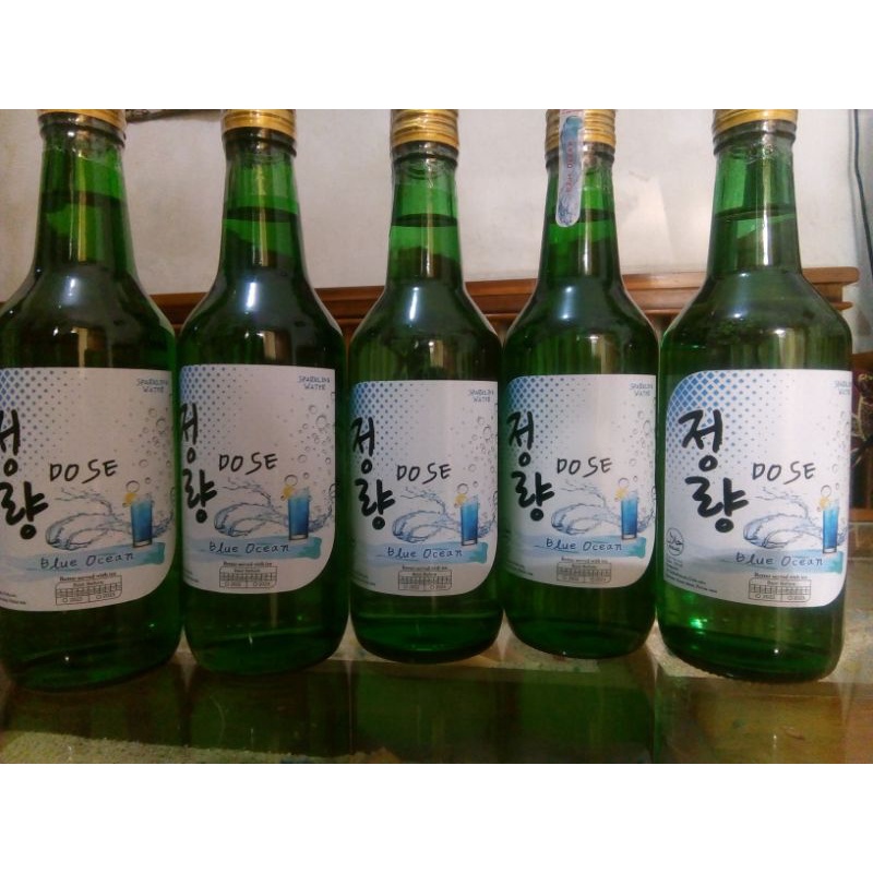 Jual DOSE HALAL MUI / SPARKLING WATER -- BLUE OCEAN | Shopee Indonesia