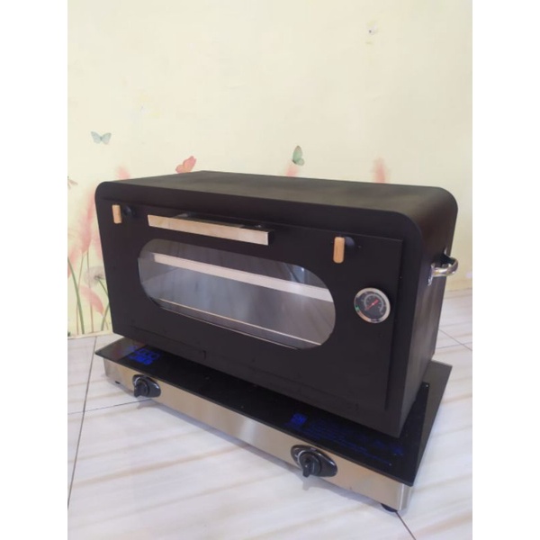 Jual oven tangkring terbaru/oven kompor 2 tungku/oven gas kompor ...