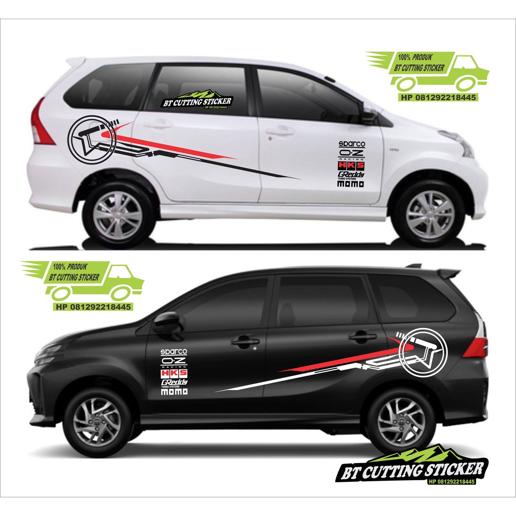 Jual sticker mobil avanza stiker avanza sticker list mobil avanza ...