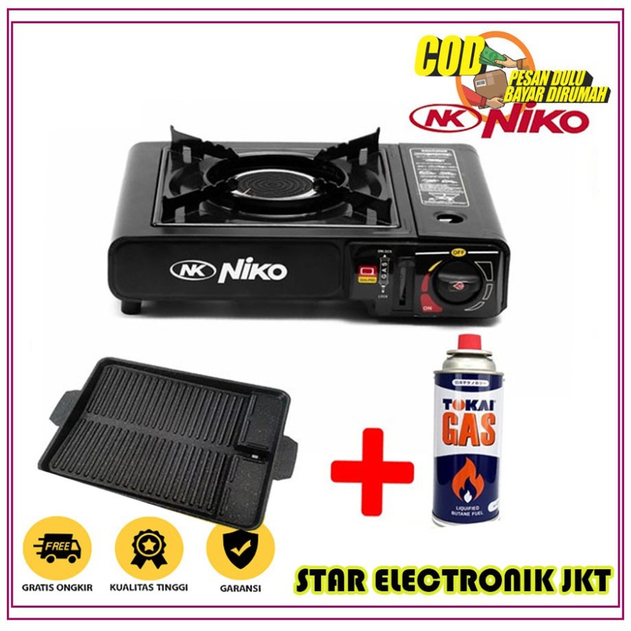 Jual PAKET BBQ SET KOMPOR PORTABLE NIKO BARA/INFRARED+ YAKINIKU GRILL ...