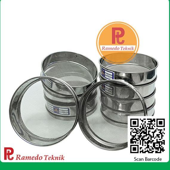 Jual Sieve Analys Test Mesh 80 - Saringan Ayakan 0.180 mm - Saringan ...