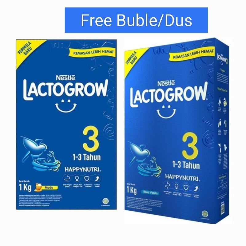Jual Nestle Lactogen, Lactogrow 3 1kg Madu dan Vanila | Shopee Indonesia