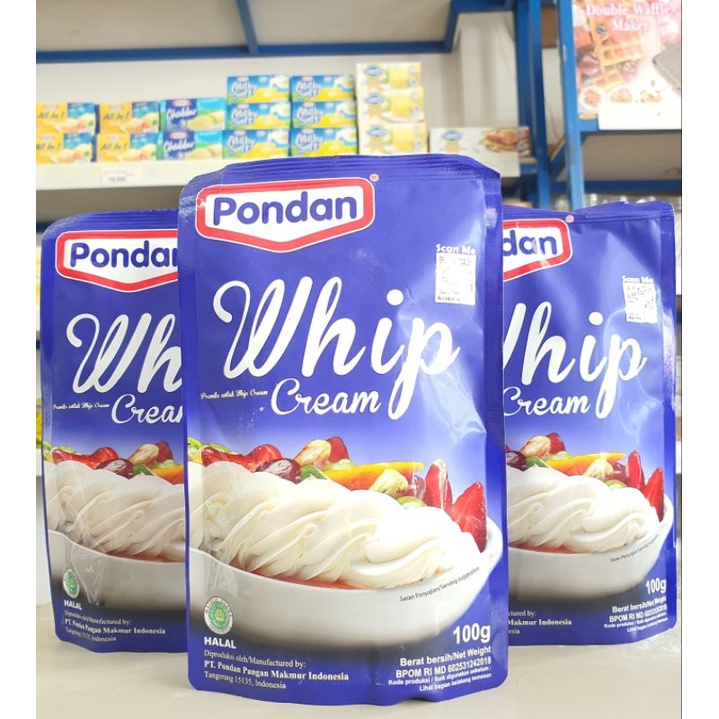Jual Pondan Whipping Cream 100Gr / Bubuk WhipCream Pondan 100Gr | Shopee Indonesia