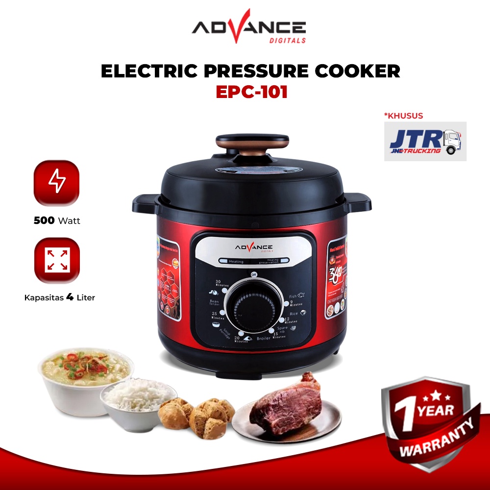 Jual ADVANCE ELECTRIC PRESSURE COOKER EPC-101 | Shopee Indonesia