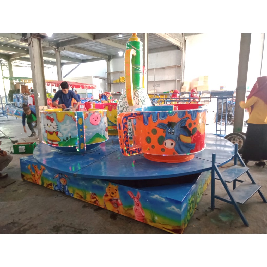 Jual Wahana Mainan Anak Komedi Putar Cangkir | Shopee Indonesia