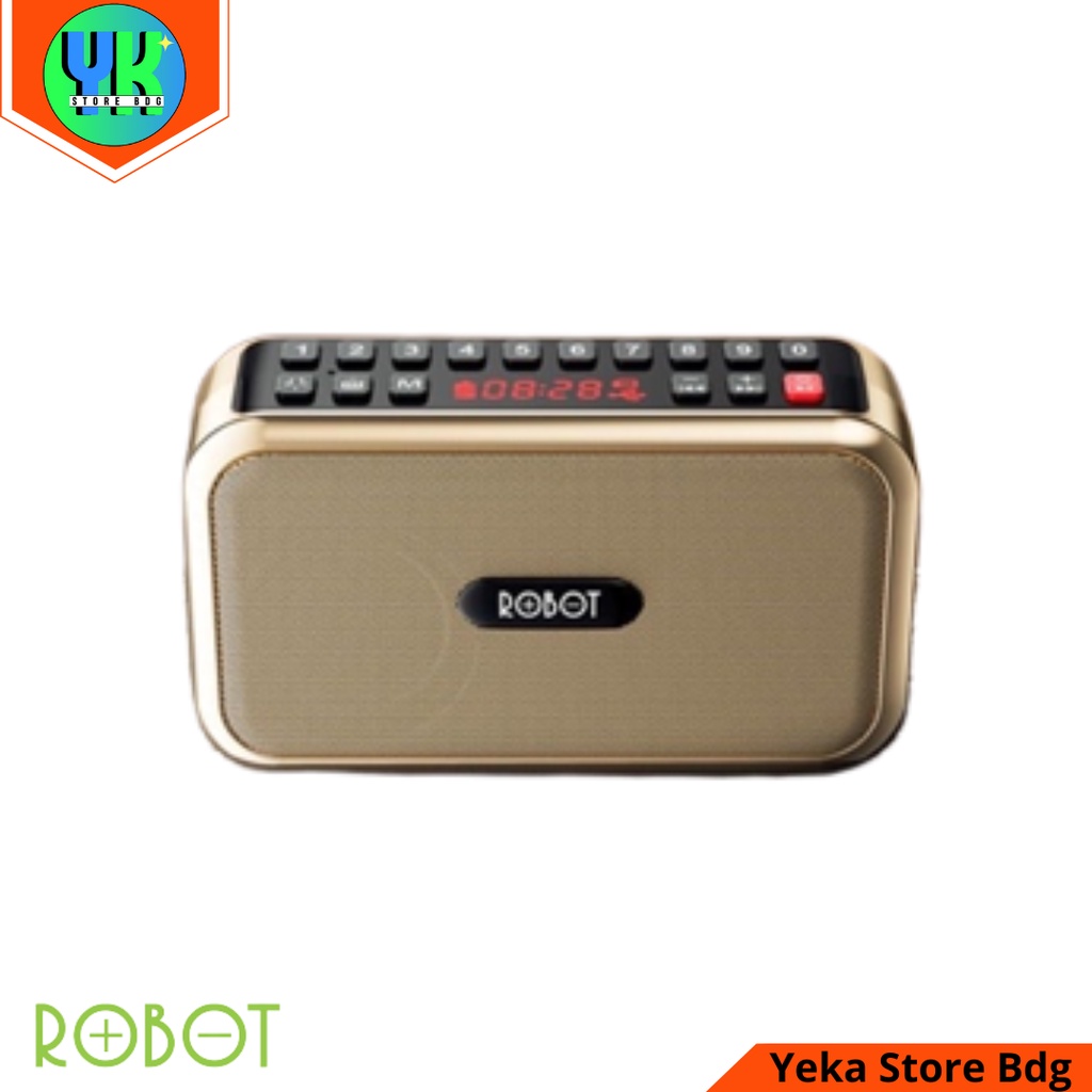 Jual SPEAKER BLUETOOTH ROBOT RB200 (tombol kontrol numerik dan layar ...